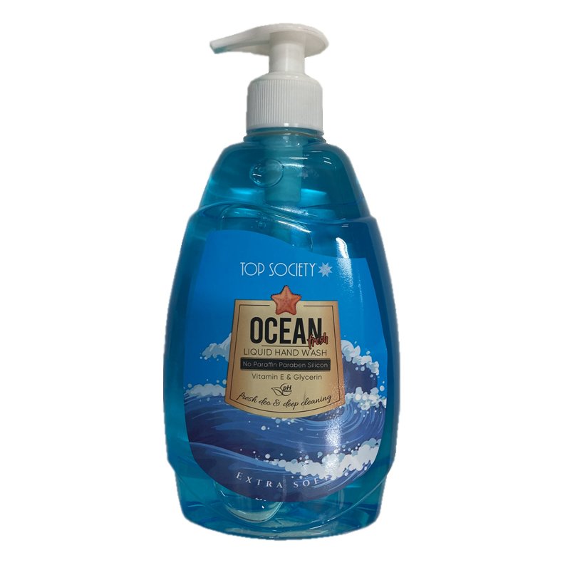 Top Society - Ocean Hand Wash (500ML) - Best Before