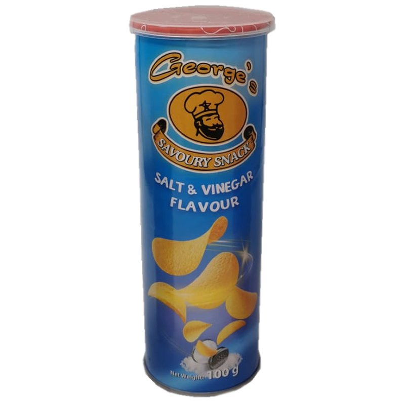 Georges Savoury Snack - Salt And Vinegar (100G) - Best Before