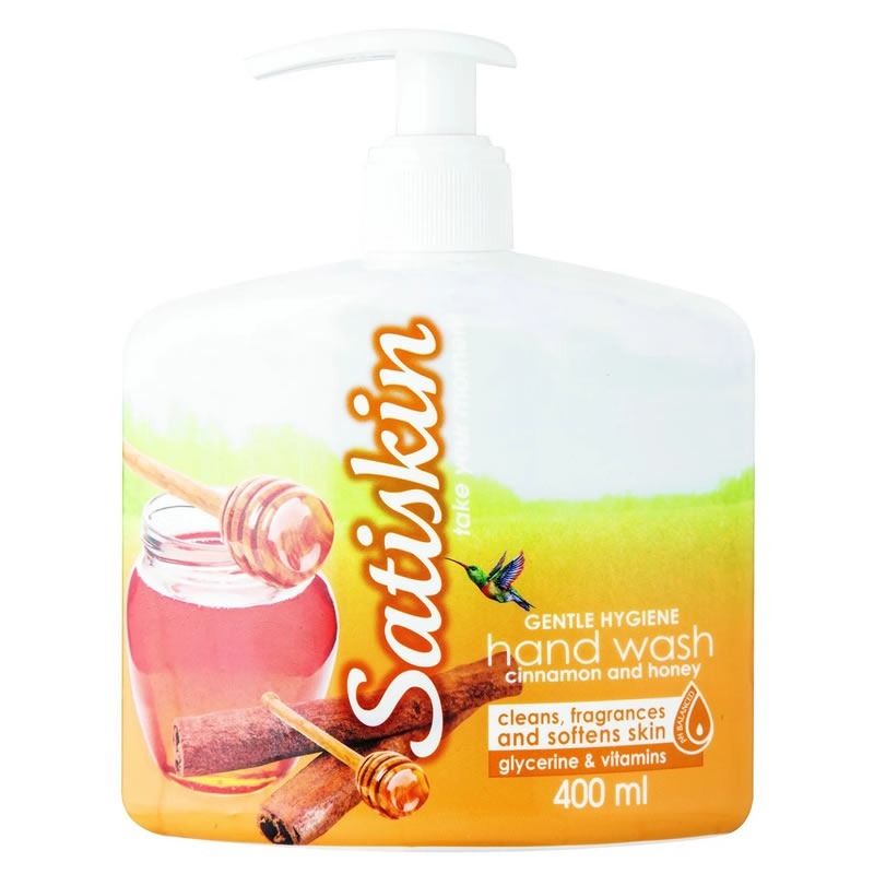 Satiskin Handwash - Cinnamon & Honey (400ML) - Best Before