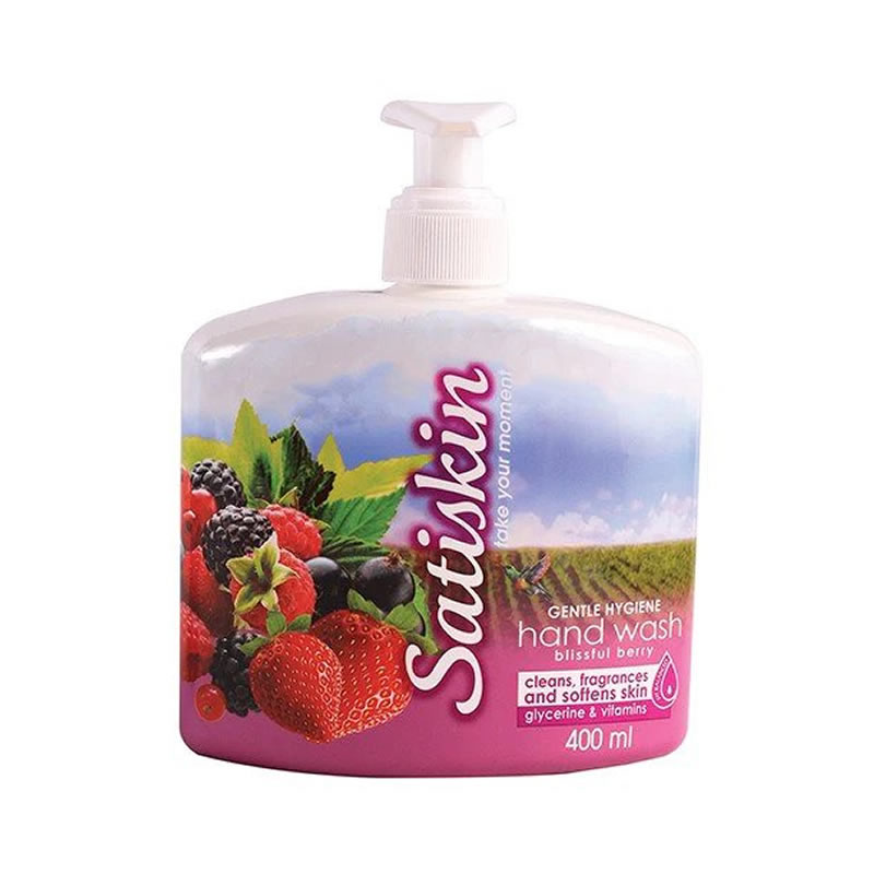 Satiskin Hand Wash - Blissful Berry (400ML) - Best Before