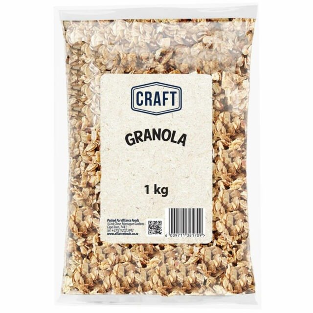 Craft - Muesli Granola Plain (1KG) - Best Before