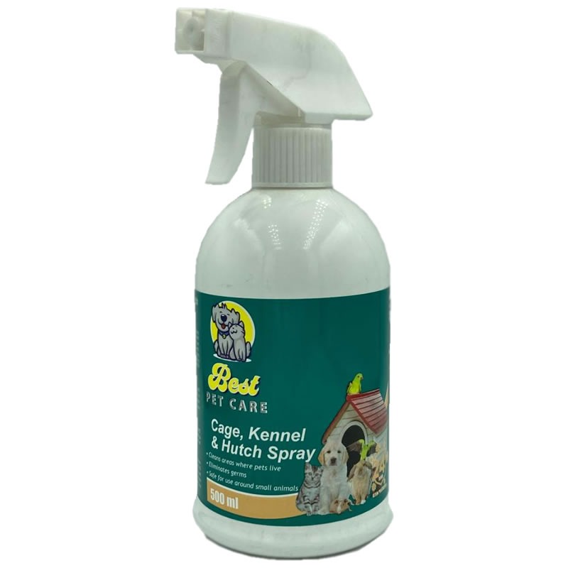 Best Pet Care - Cage Kennel Hutch Spray (500ML) - Best Before