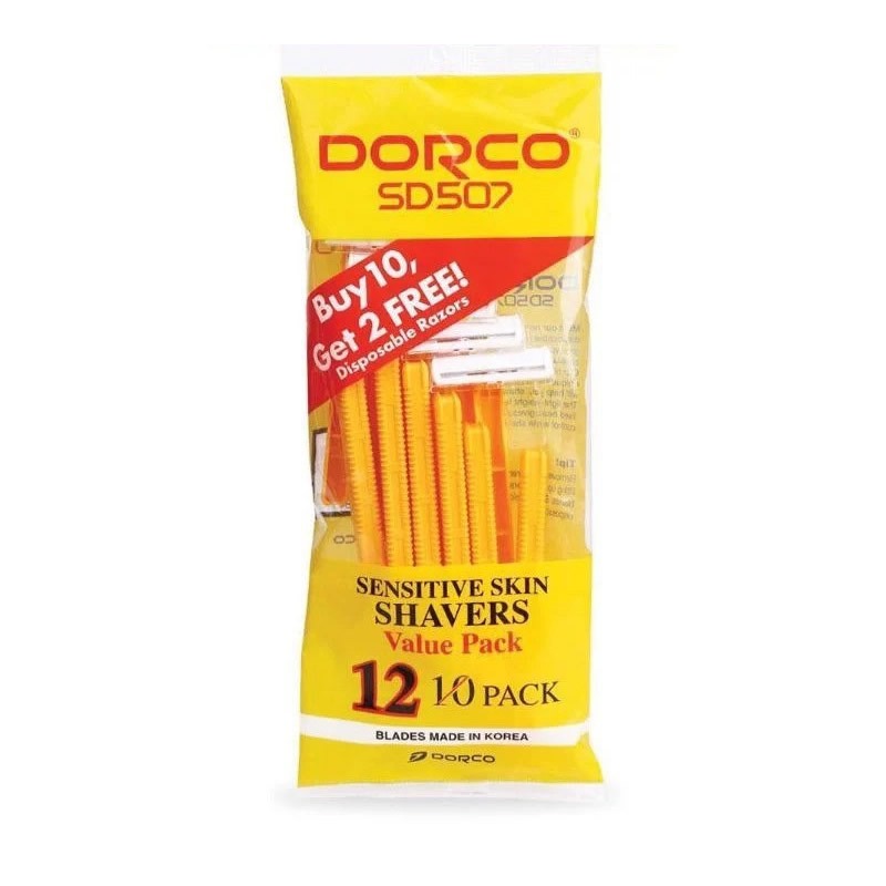 Dorco Single Blade Razor (12PC) - Best Before