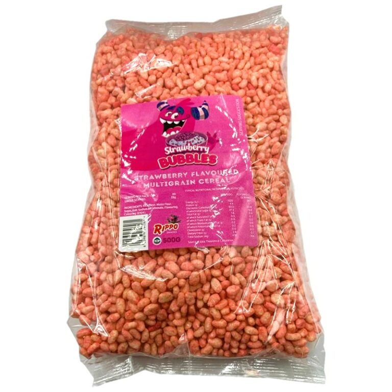 Rippo Strawberry Bubbles (500G) - Best Before