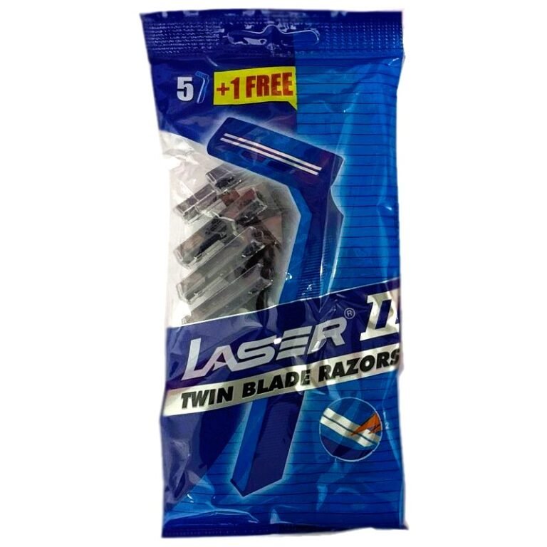 Laser 2 - Twin Blade Disposable Razors (6PC) - Best Before