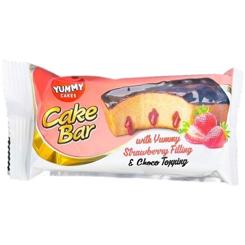 Yummy Cakes - Strawberry Cake Bar (40G) - Best Before