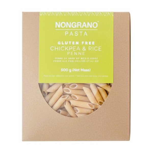 Nongrano Pasta Chickpea Rice Penne (500G) - Best Before