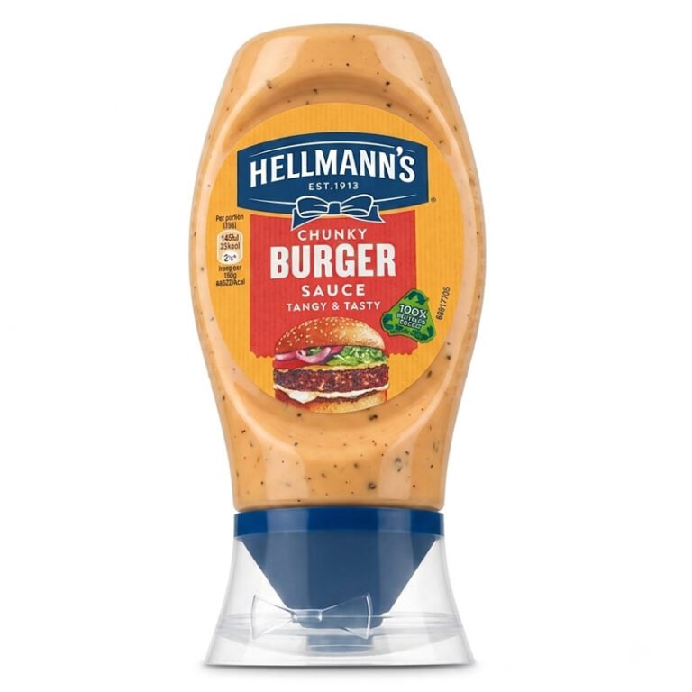 Hellmanns Chunky Burger Sauce (258G) - Best Before